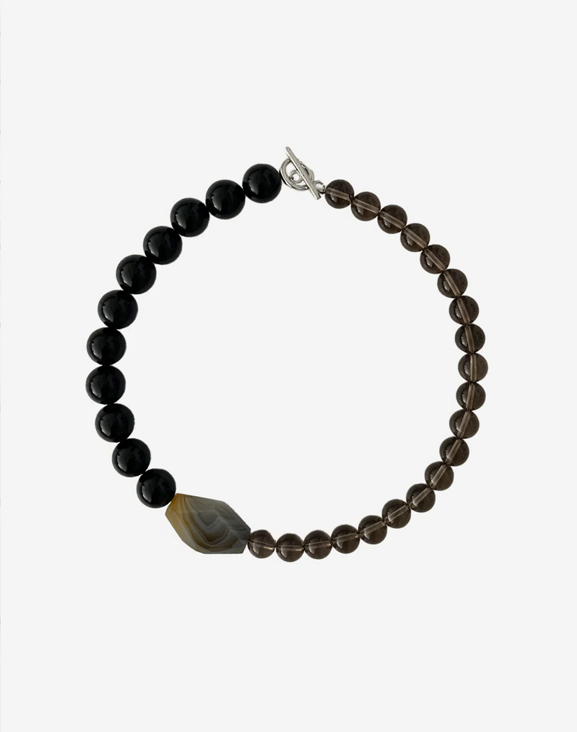 Rowie Necklace / Onyx – BAAC STUDIO